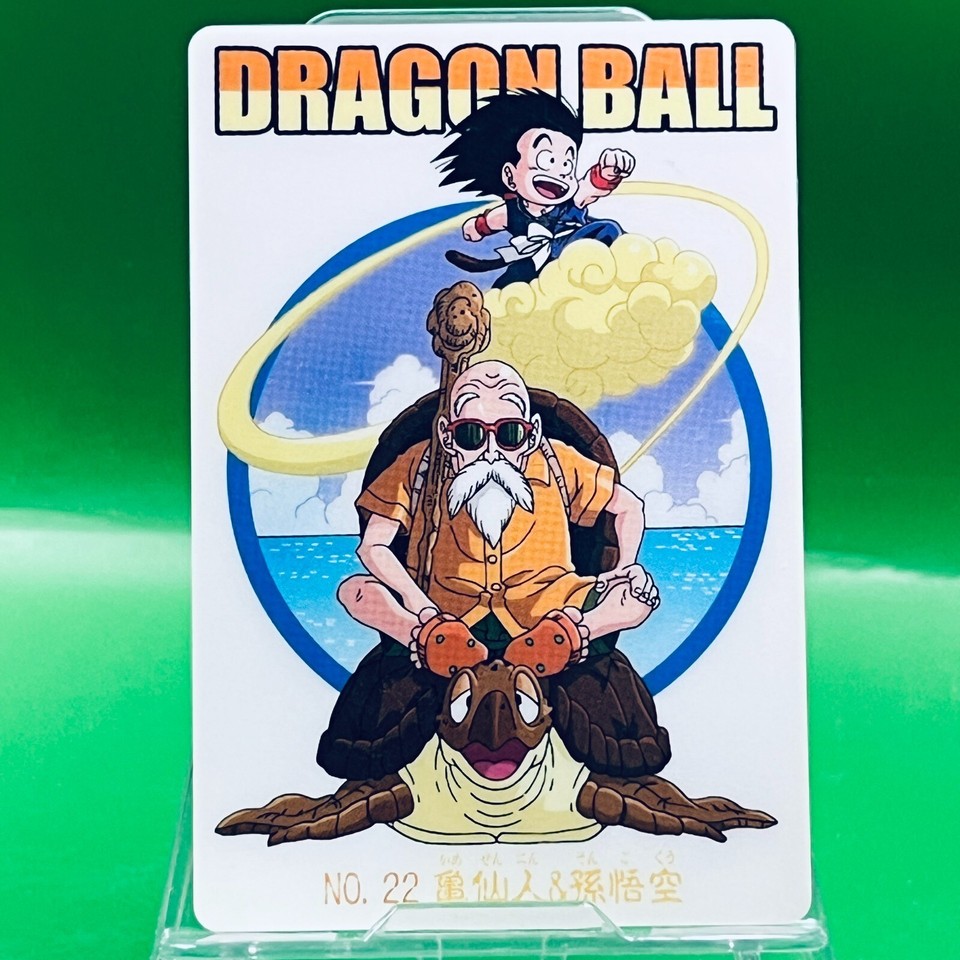 Master Roshi Son Goku 22 2003 Dragon Ball Carddass Rubberes Card Bandai ...