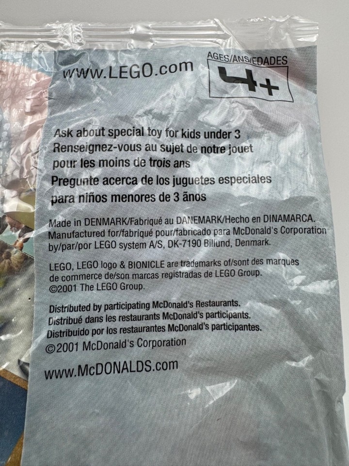 LEGO Bionicle Tohunga Matoro #6 McDonald's Happy Meal 2001 | eBay