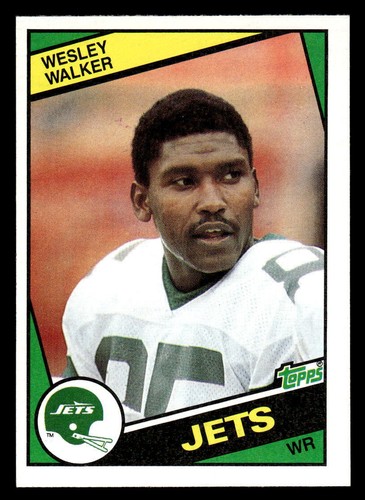 1984 Topps #158 Wesley Walker New York Jets Football | eBay