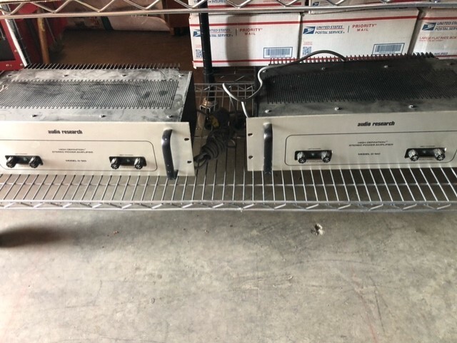 PAIR of Audio Research D-120 High Definition Power Amplifier, Original ...