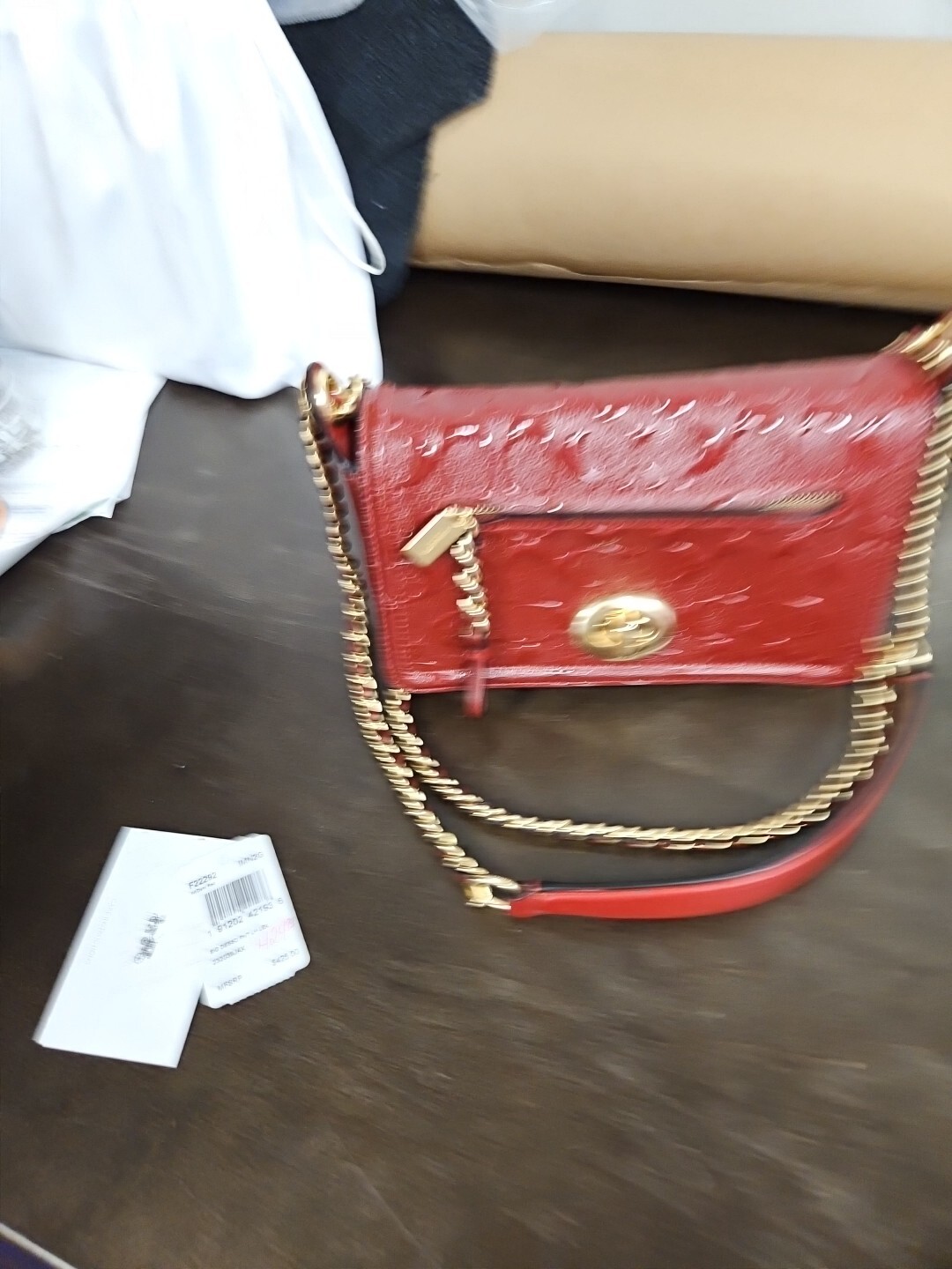 Coach Red Leather Purse Small - Gem