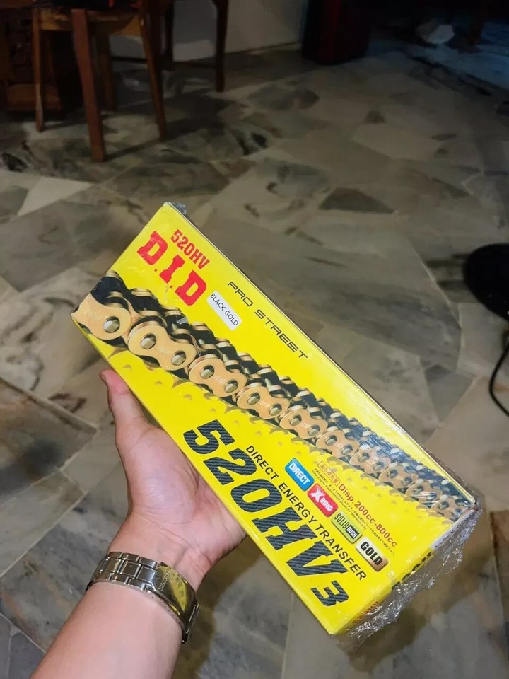 520 DID CHAIN XRING ORING CHAIN HEAVY DUTY CHAIN 520 - 120L MADE IN ...