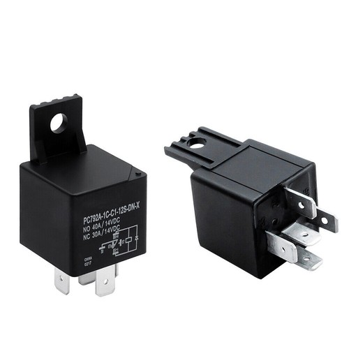 2Pcs PC792A-1C-C1-12S-DN-X 12VDC Automotive Relay 5Pins 30A/40A 14VDC # ...
