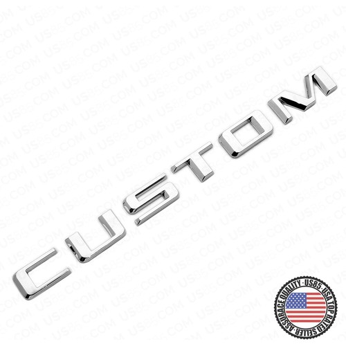 19-21 2019-2021 Chevrolet Silverado 1500 Tailgate Custom Letter Logo ...