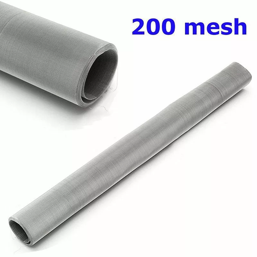 2Pcs 200 Mesh Stainless Steel Fine Filter Screen Sheet Filtration Cloth ...