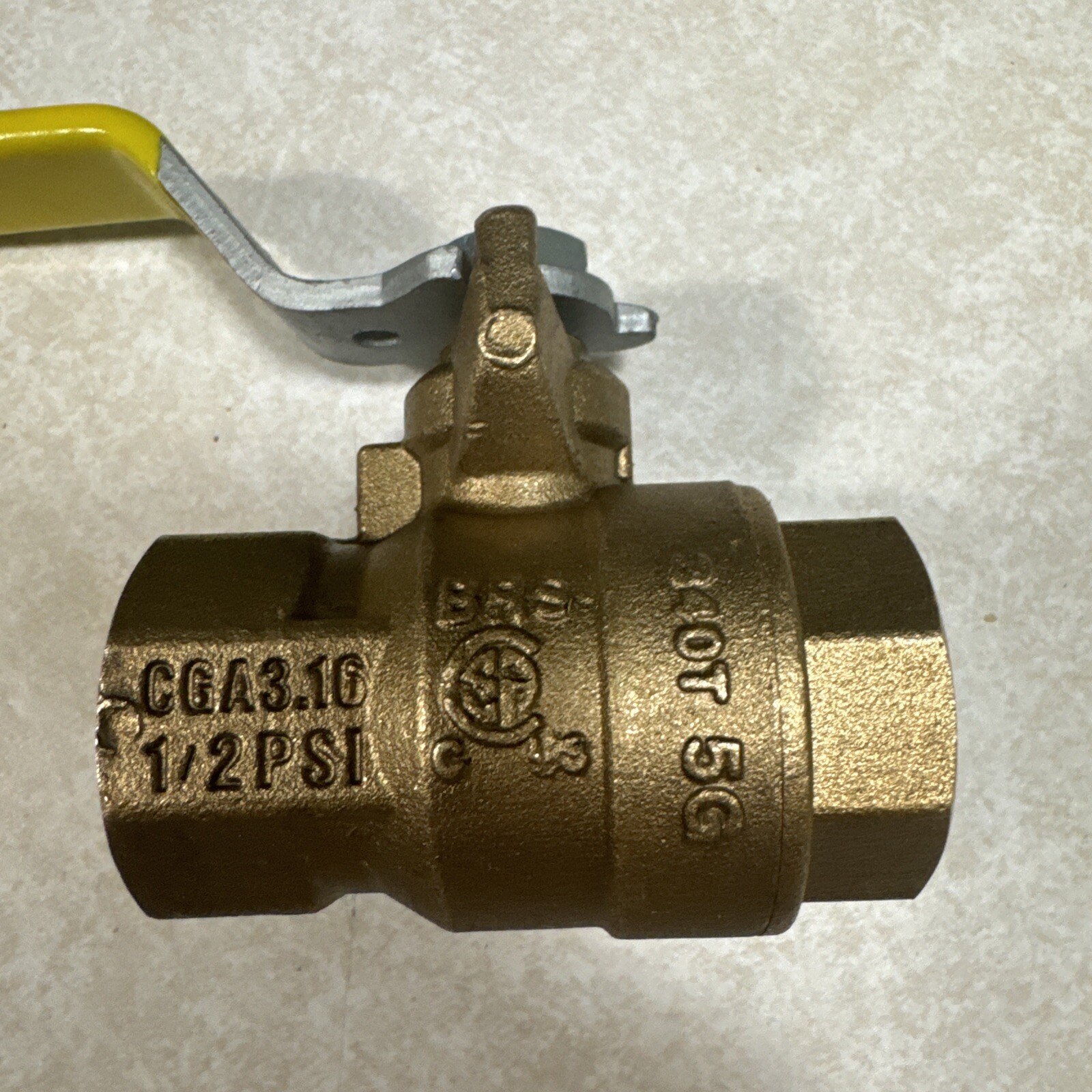 RWV Full Port Ball Valve 600 Psi Max WOG 3/4” In NSF-61 Fig. 5543F Red ...