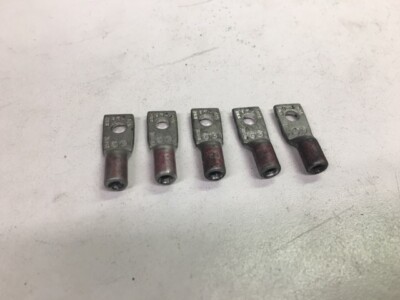 THOMAS & BETTS COMPRESSION LUG RED DIE 21 LOT OF 5 10 STR AL9CU | eBay