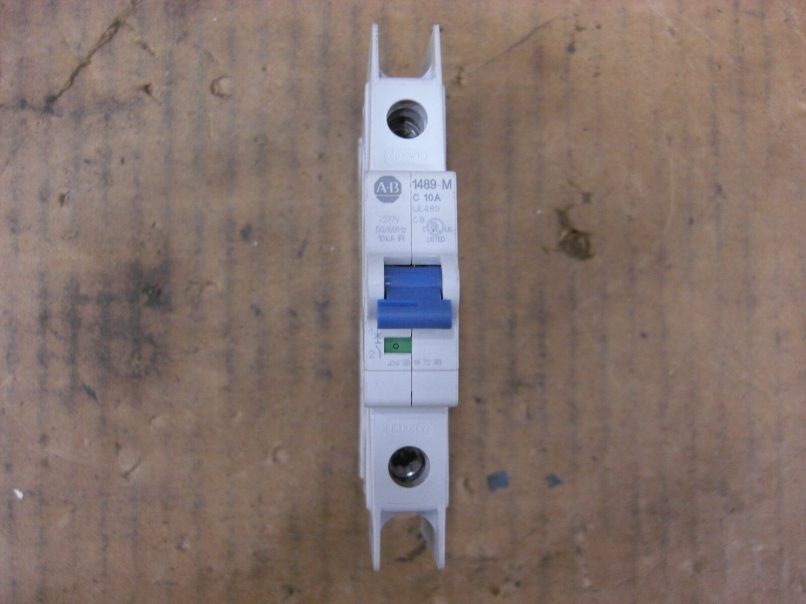 Allen-Bradley Circuit Breaker 1489-M1C100, 1 Pole 10Amp, 277VAC 48VDC ...