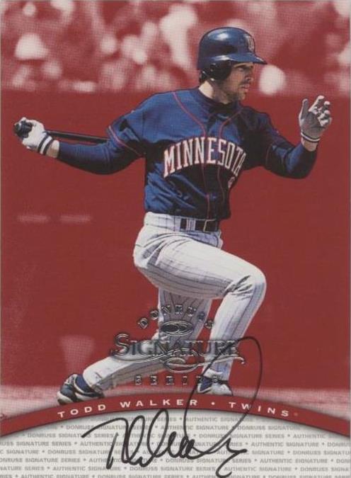 1997 Donruss Signature Series - Authentic Signatures Todd Walker (AU ...