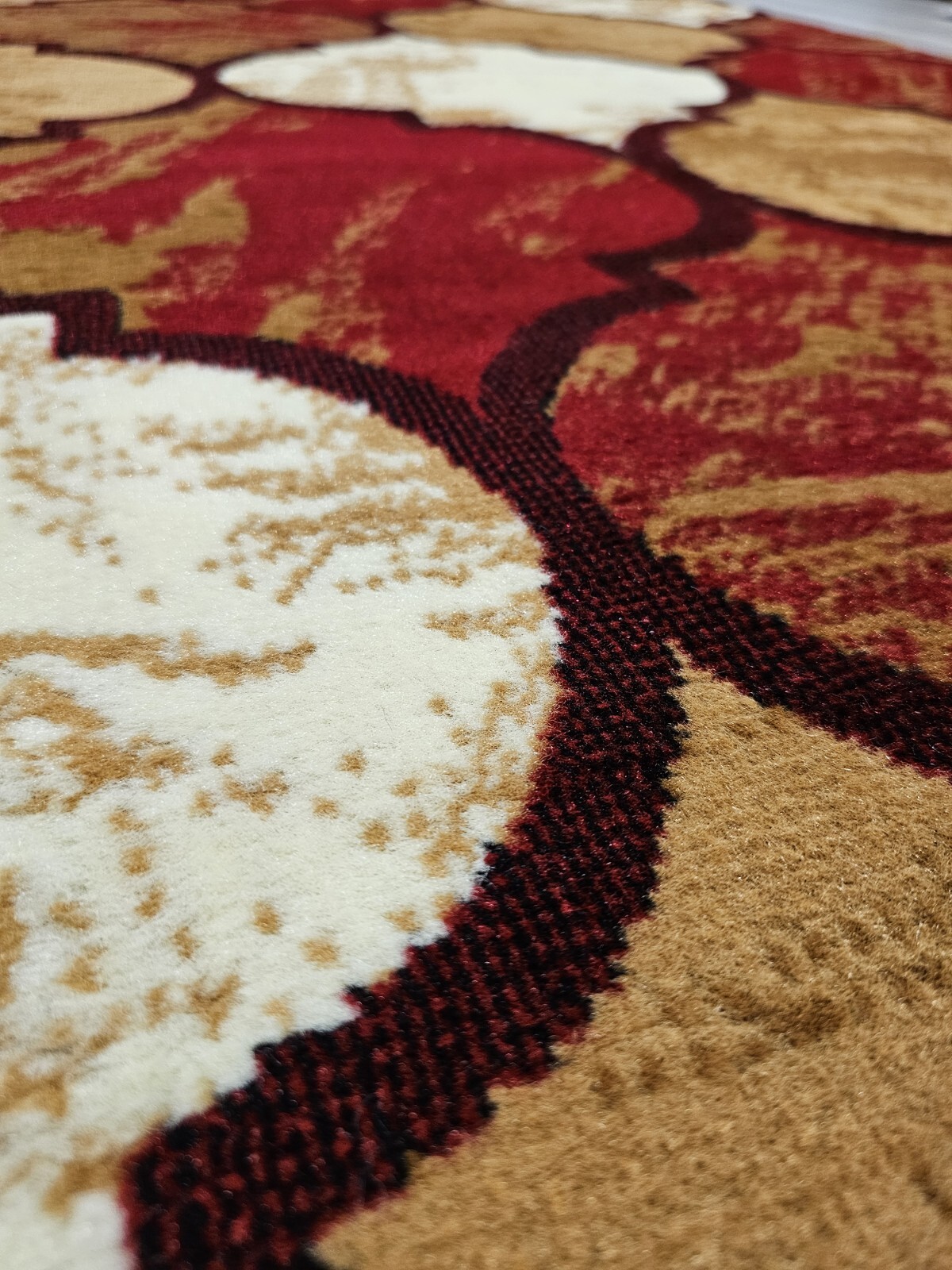 5x7 Rug Art Deco Maroon Spade Multicolor Modern Home Decor Carpet | eBay