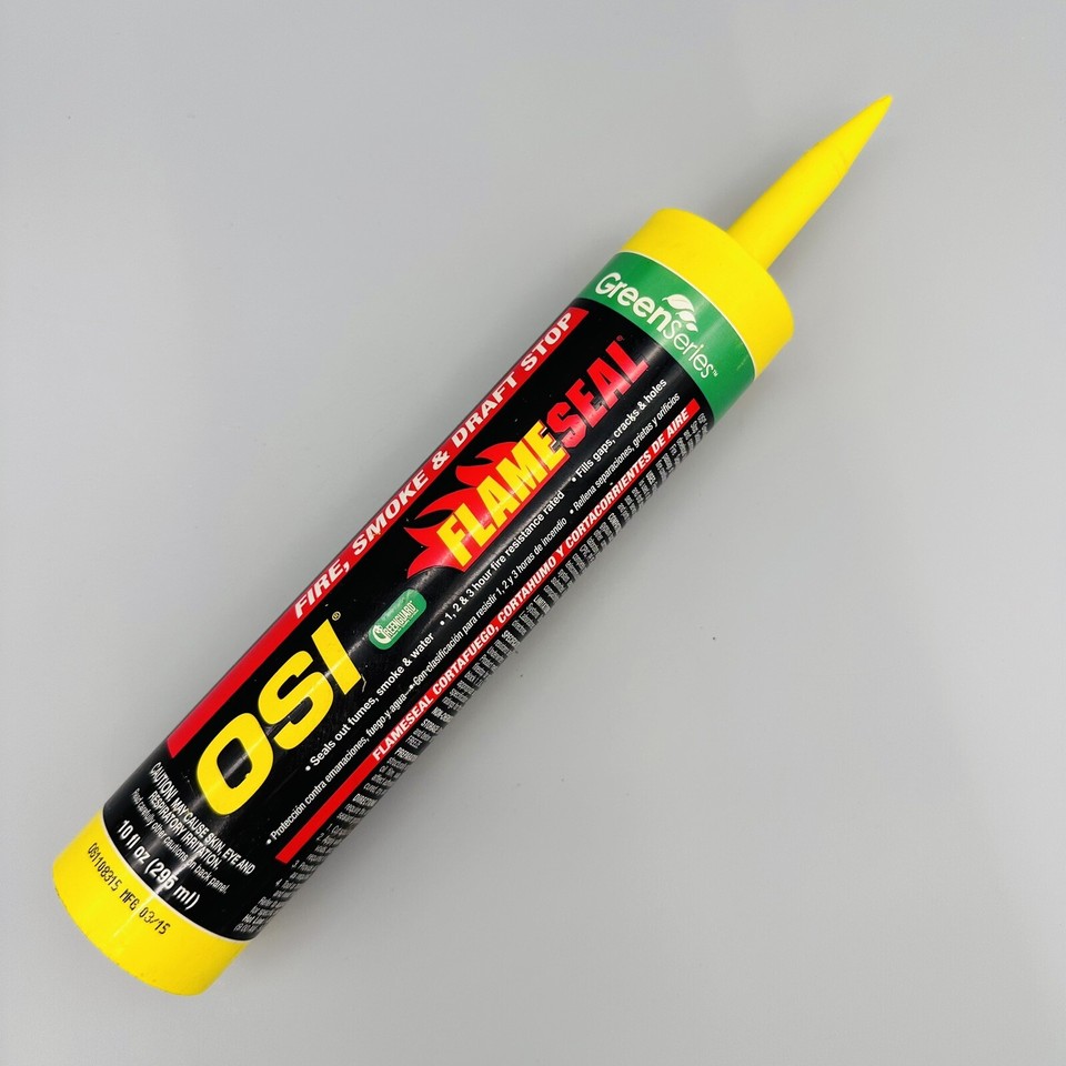 3- Henkel 827679 Flameseal Fire/Smoke/Draft Stop Sealant Red, 10.2 Oz ...
