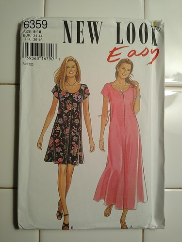6359 New Look Sz 8-18 Easy Dress Pattern UNCUT | eBay