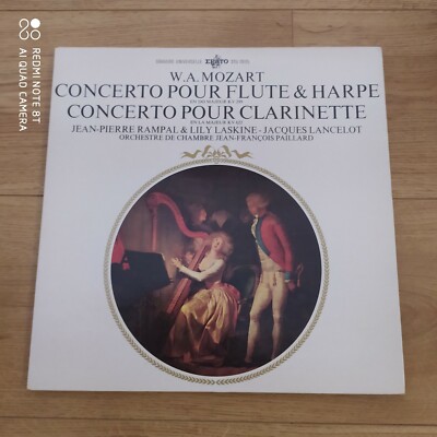ERATO STU 70175 LILY LASKINE & JEAN PIERRE RAMPAL W.A MOZART French LP NM | eBay