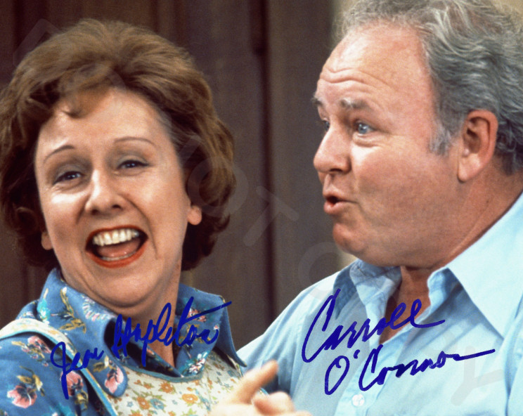 Archie Bunker Edith Autographed 8x10 Signed Reprint Photo All In The ...