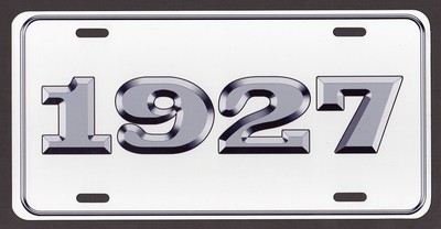 1927 LICENSE PLATE Ford Chevy Dodge Plymouth Buick Olds DeSoto ...
