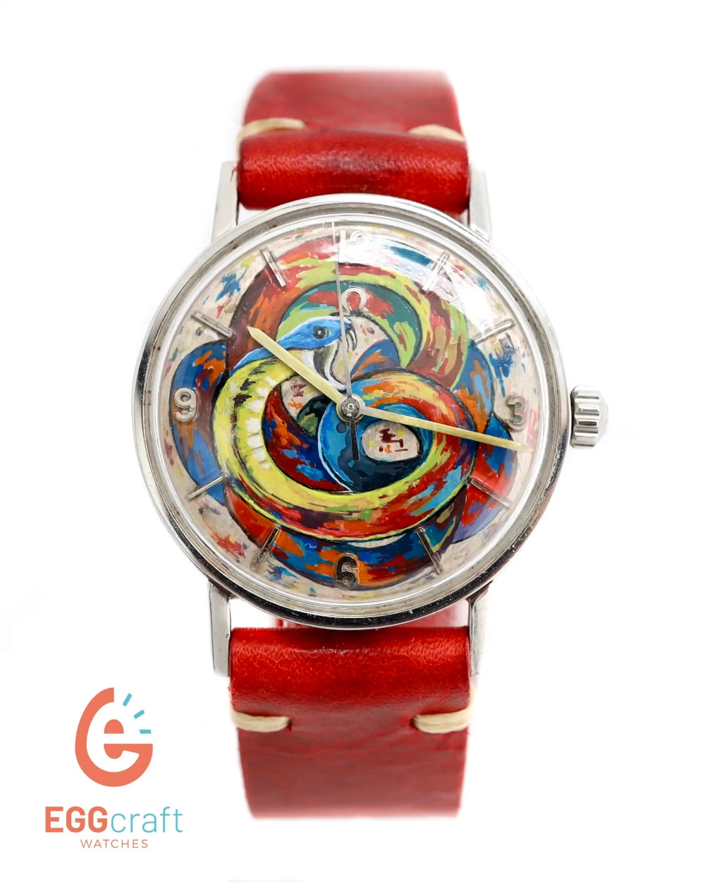 1962 Vintage Omega Ladies watch Hand Painted Snake On… - Gem