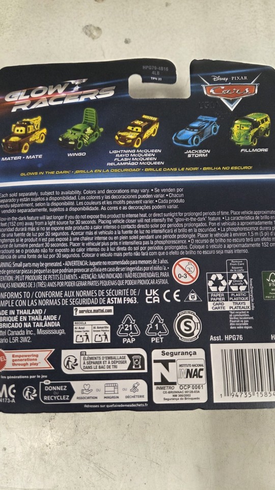 Disney PIXAR Cars Glow Racers RAMONE Glows in the Dark - New | eBay