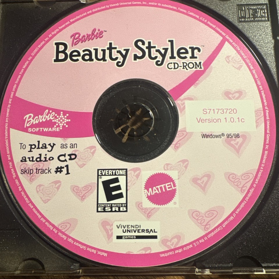 Barbie Beauty Styler CD-ROM (Windows/Mac, 2001) PC Video Game Kids Game ...