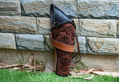 Western holster 45 long colt Cross Draw Gun Holster fit 4"-6" barrel ...