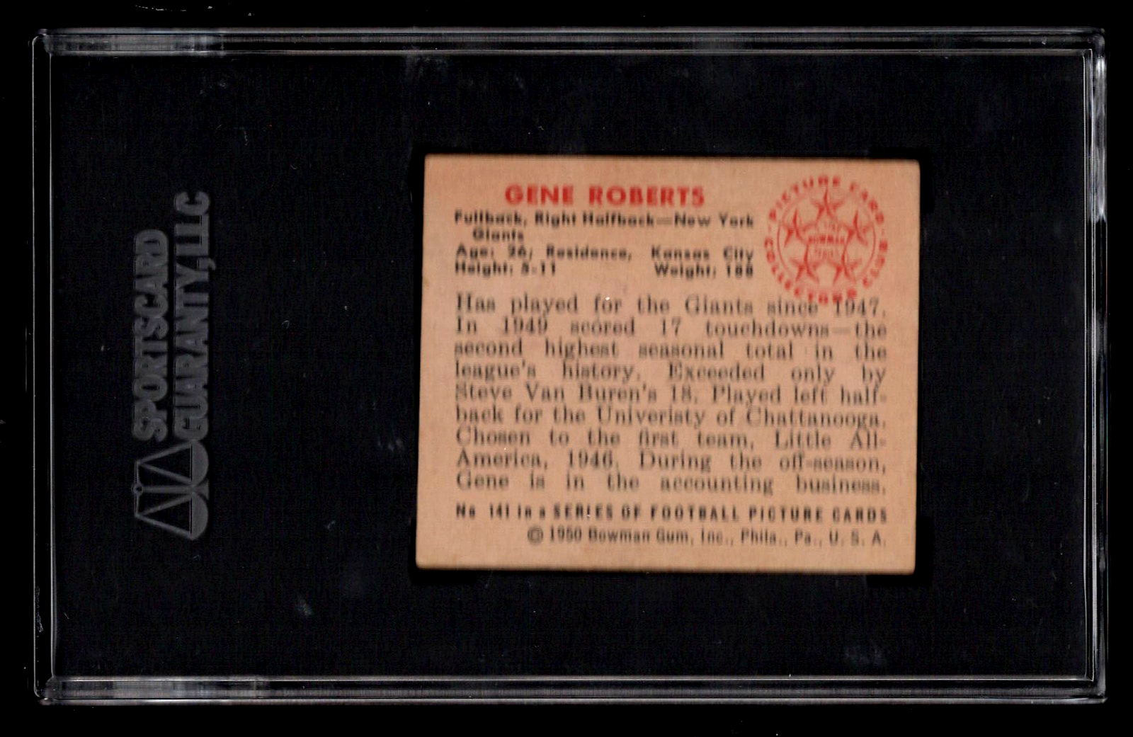 1950 Bowman - Gene Roberts #141 (RC) for sale online | eBay