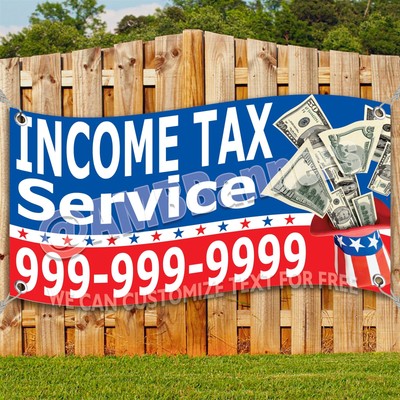 Business Signs - Income Tax Flags