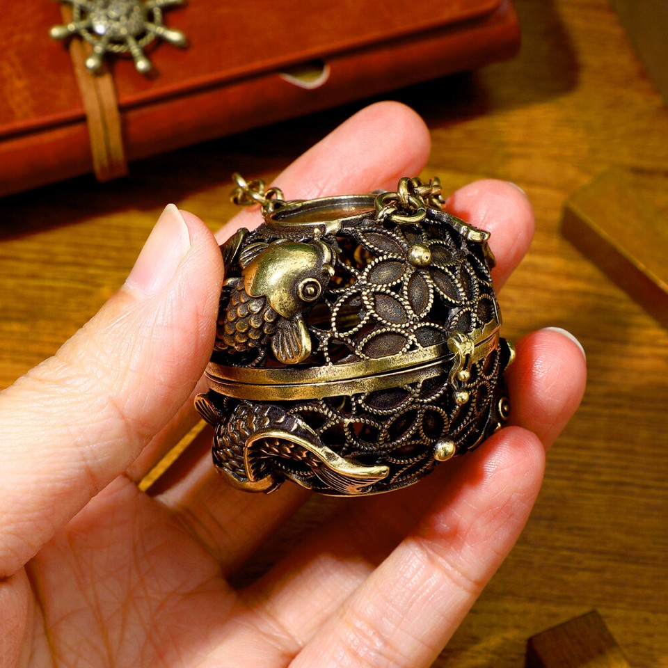 Stick Incense Burner Aromatherapy Ball Pendant Hanging Censer Holder | eBay