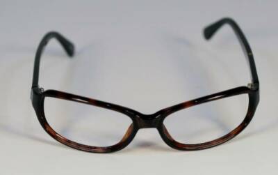 Fossil Guy Tortoise Shell Black Plastic Eyeglass Frames Designer Rx ...