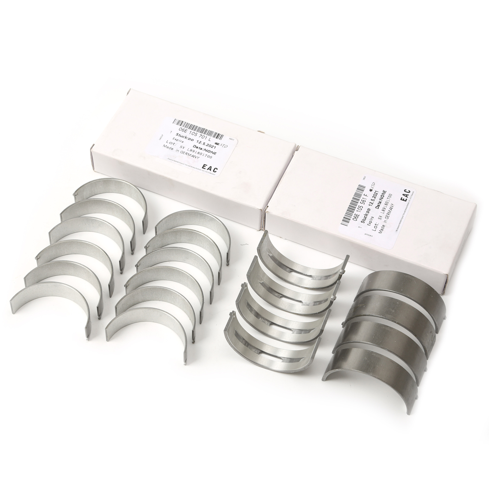 Main Crankshaft & Con Rod Bearing Shells STD For Audi A6 S6 Avant ...