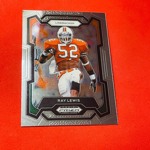 Ray Lewis .. Miami Hurricanes / Baltimore Ravens ..2024 Prizm DP Card 4 ...