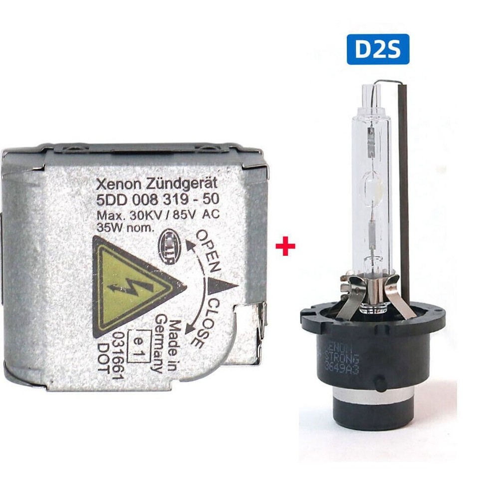 Igniter 5DD008319-50 Ballast Housing + Xenon Bulb D2S For Nissan Almera ...