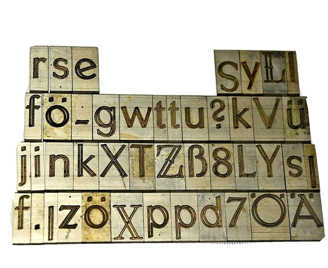 Block Letter Font Template