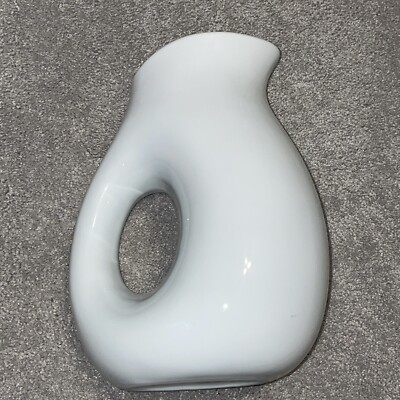 TAG Whiteware Large Porcelain Pitcher 9 1/2”Tall | eBay