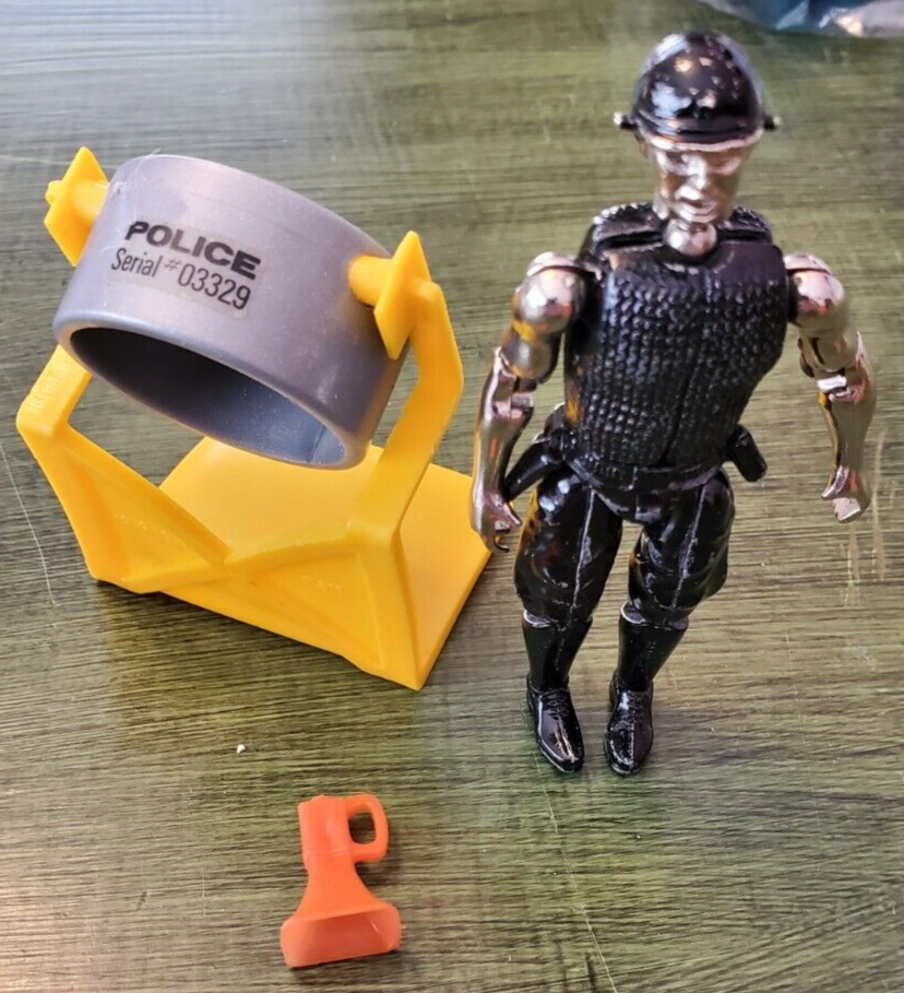Metal Man Zylmex Zee Toys Sgt. Silver Policeman w/ Search light and ...