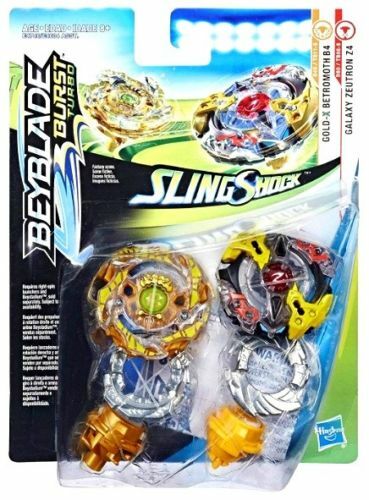 NEW BEYBLADE BURST TURBO Gold X Betromoth B4 + Galaxy Zeutron Z4 ...