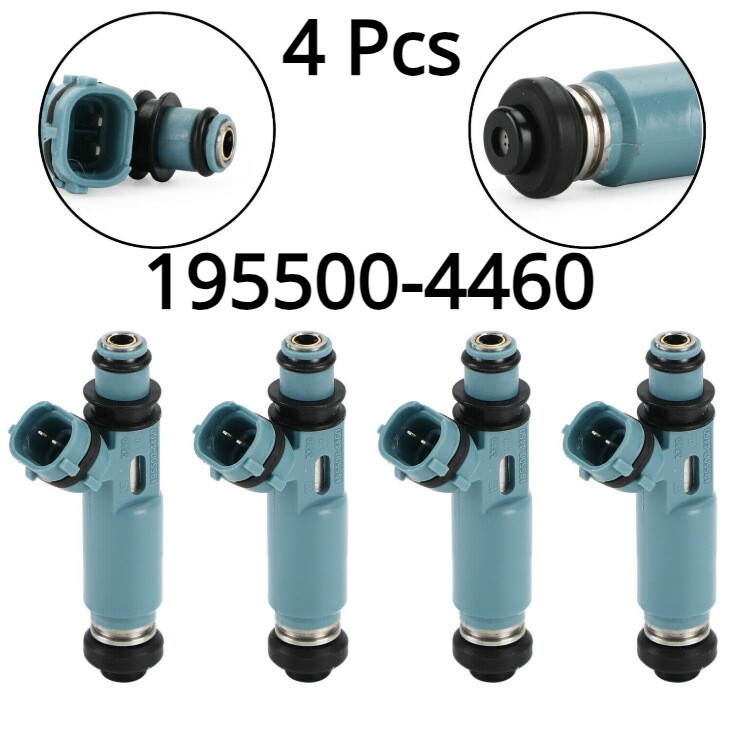 4Pcs New Fuel Injector 195500-4460 Fit For 2004-2009 Mazda RX-8 1.3L ...