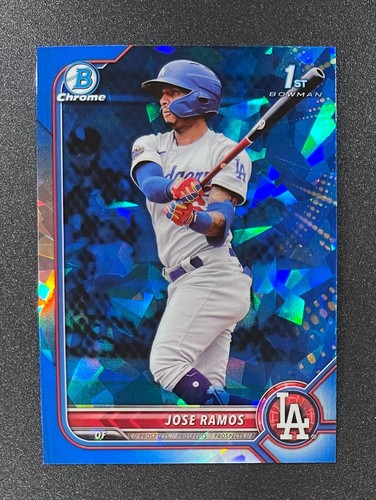 2022 Topps Bowman Chrome JOSE RAMOS 1st Bowman Blue Cracked Ice @QI31 ...