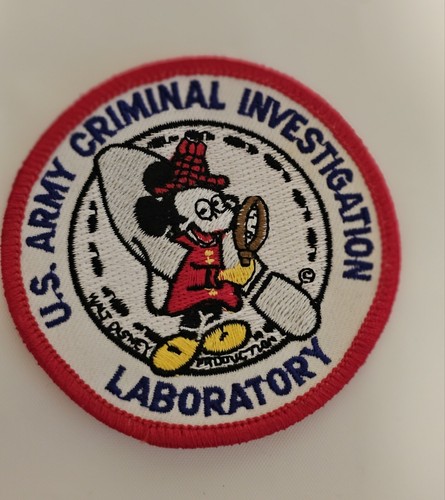 US Army Criminal Investigation Laboratory DFSC Patch USACIL Disney ...