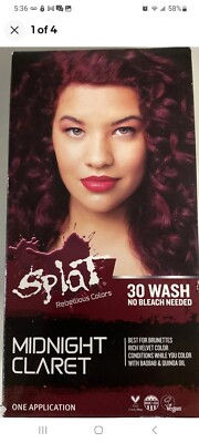 Splat Midnight Permanent Hair Dye Kit , Vegan & Cruelty Free . FREE ...