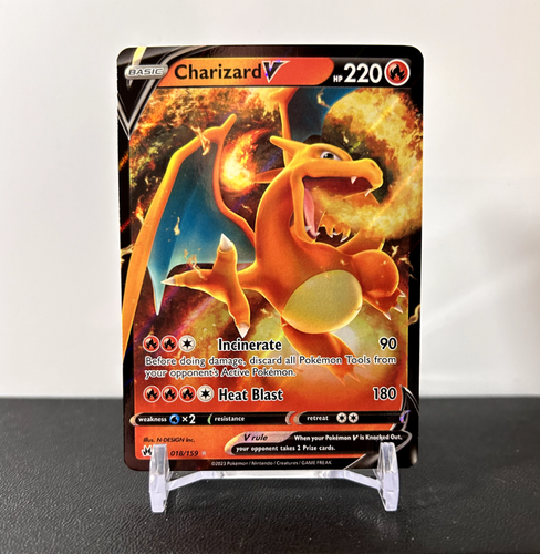 Charizard V Pokemon Crown Zenith 018/159 Ultra Rare NM | eBay