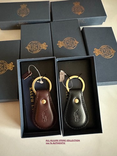 NWT Polo Ralph Lauren Pony Leather Pony Key Chain, Key Ring, Key Fob in ...