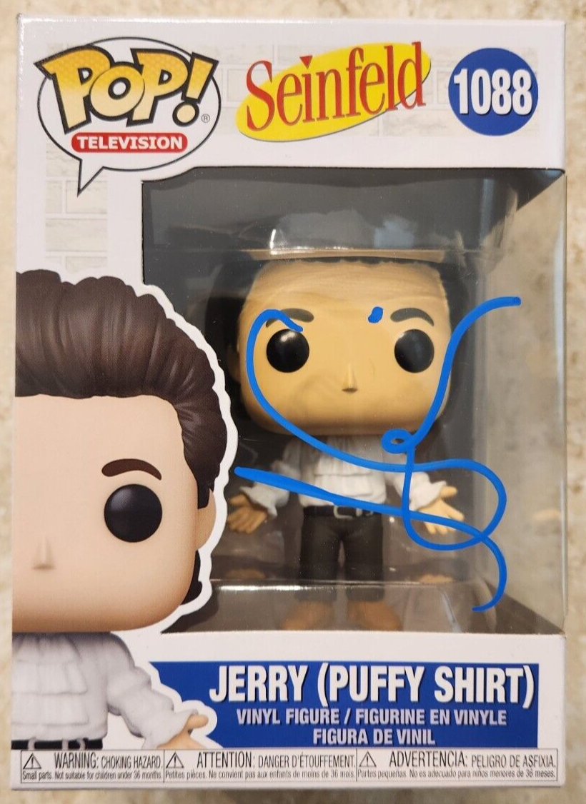 Jerry Seinfeld Signed Funko Pop! #1088 w/ JSA COA#AI99154 Puffy Shirt ...