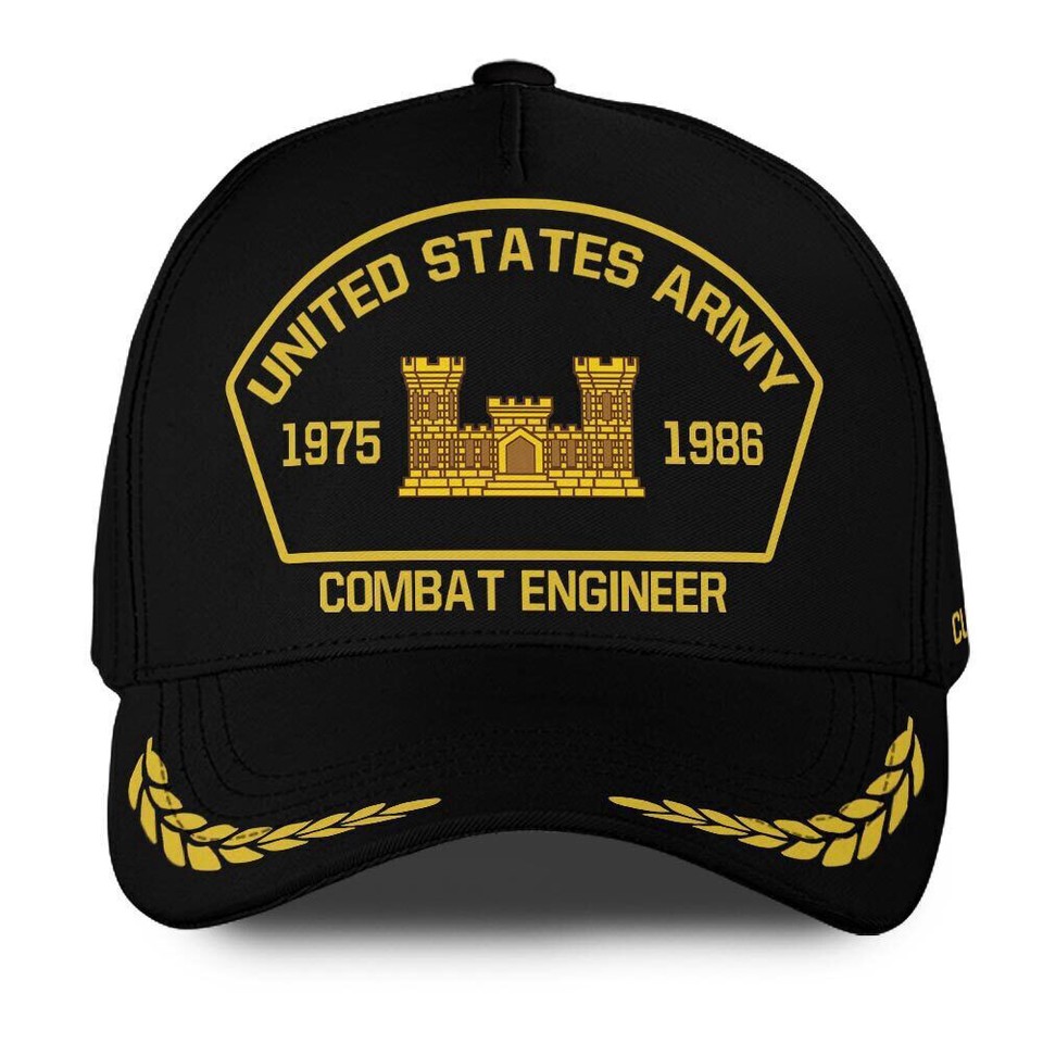 US Army Cap Custom US Army Branches Classic Cap Veteran Military ...