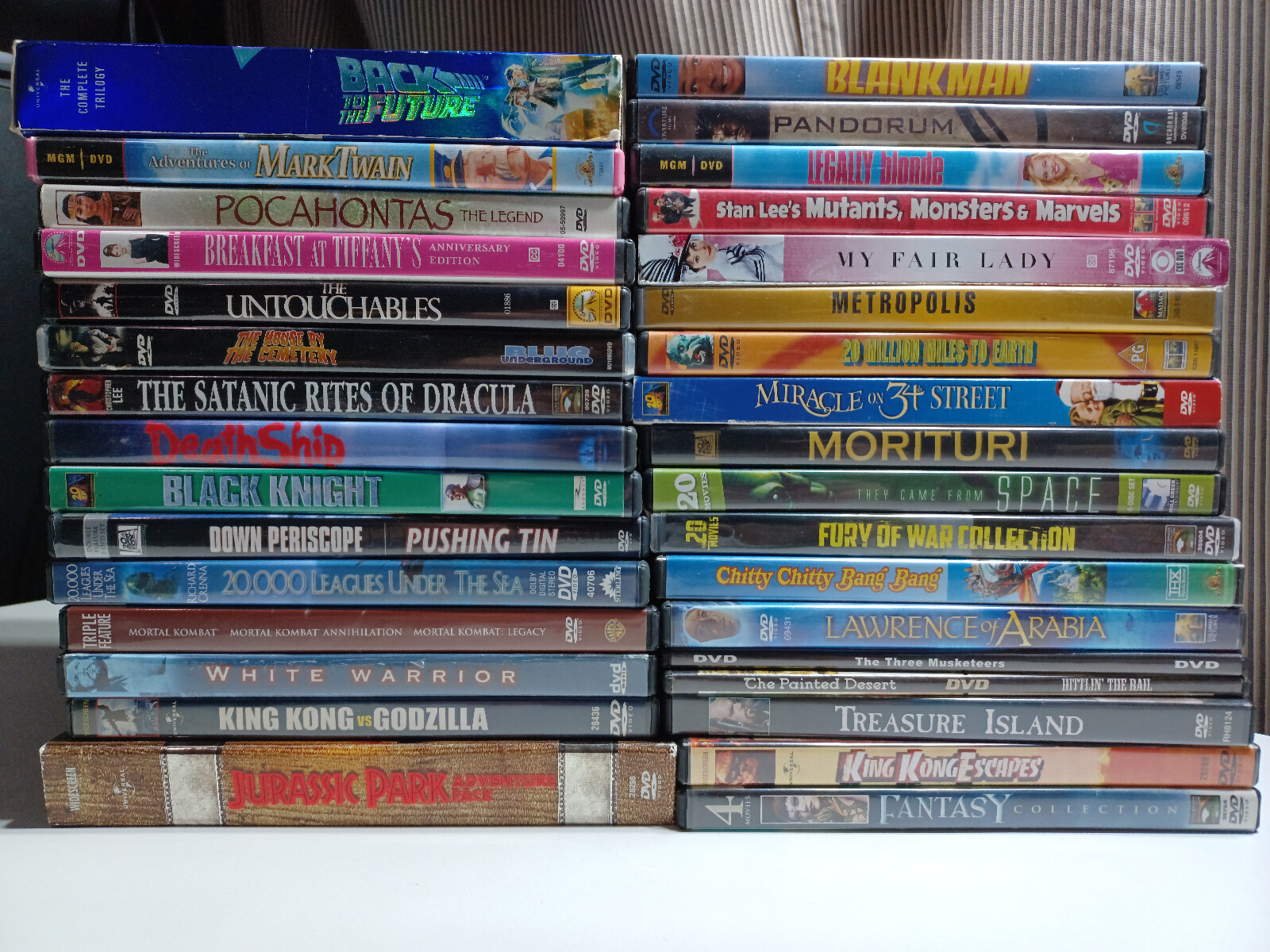 Lot of 33 Pieces DVD Movies Collection All With Cases Some of them are ...
