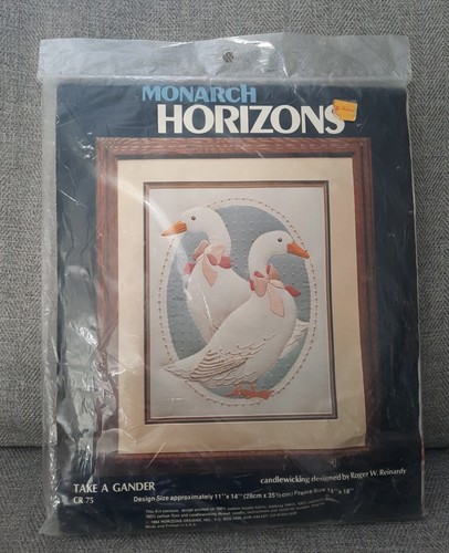Vintage 1984 Monarch Horizons Candlewicking Embroidery Kit CR75 Take A ...