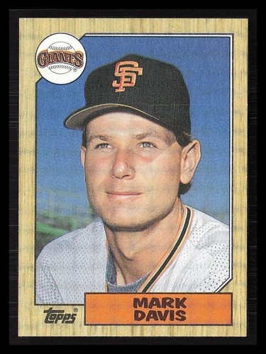 Mark Davis 1987 Topps #21 San Francisco Giants | eBay