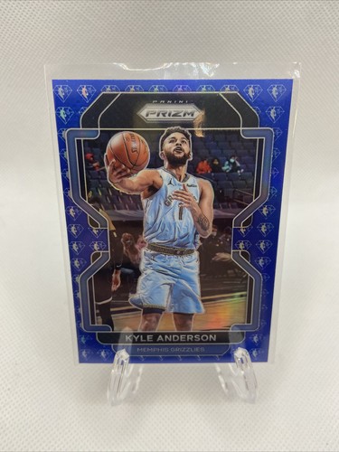 2021-22 Panini Prizm KYLE ANDERSON 75th Anniversary Blue Prizm #211 ...