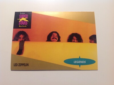 1991 LED ZEPPELIN SUPER STARS MUSICARDS OLD TRADING CARD #21 | eBay
