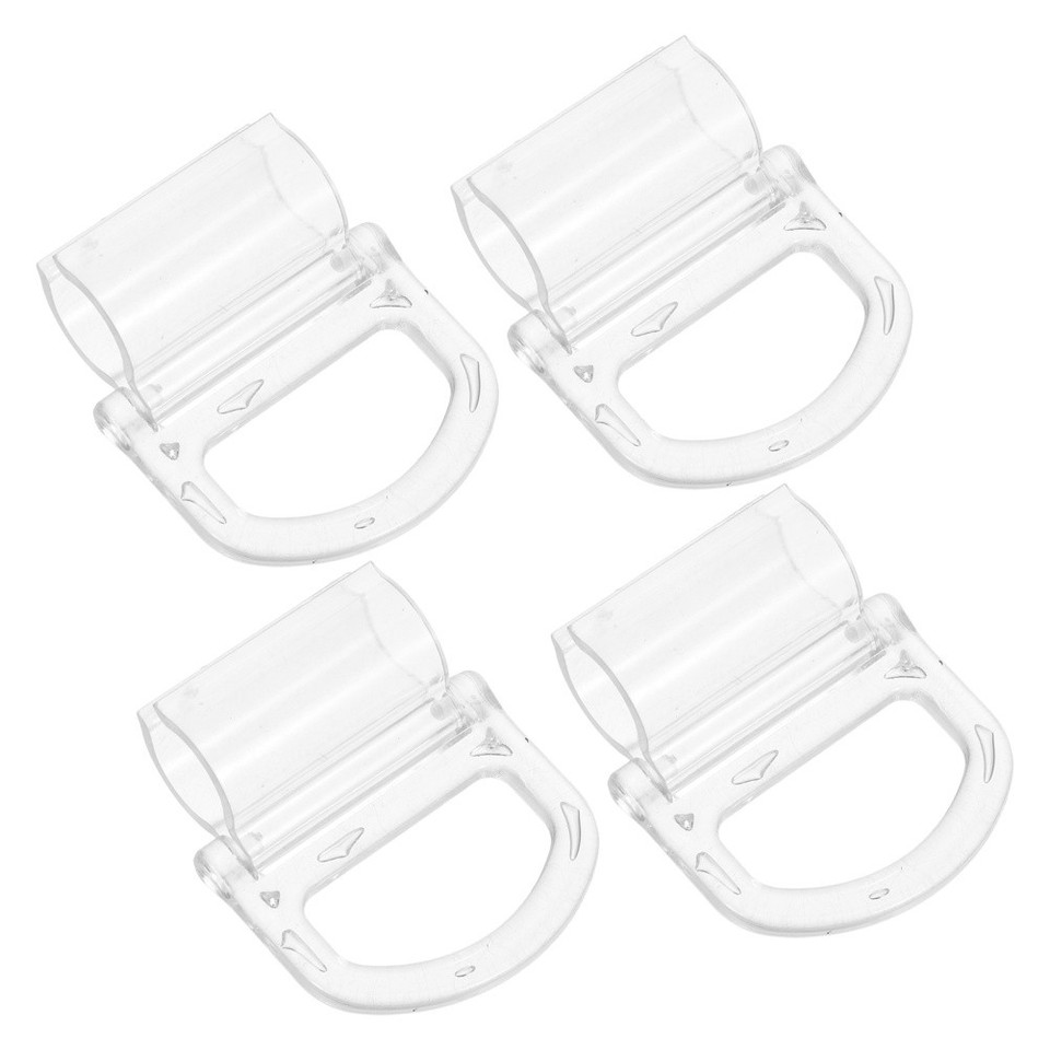 4pcs Cordless Blind Handles - Clear Lifting Pull Clamp for Roller ...