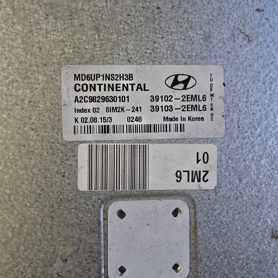 2014-2016 Hyundai Elantra 39102-2EML6 Engine Control Module Unit Ecm | eBay