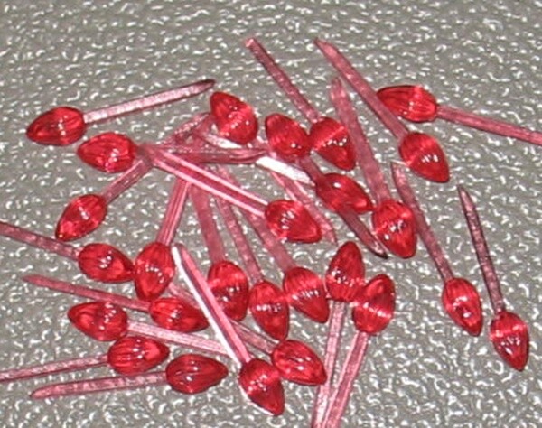 25 Mini Twist Lights, Bulbs, For Ceramic Christmas Trees, You Choose ...